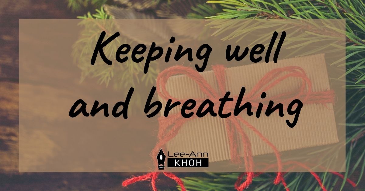 Keeping well and breathing – Lee-Ann Khoh